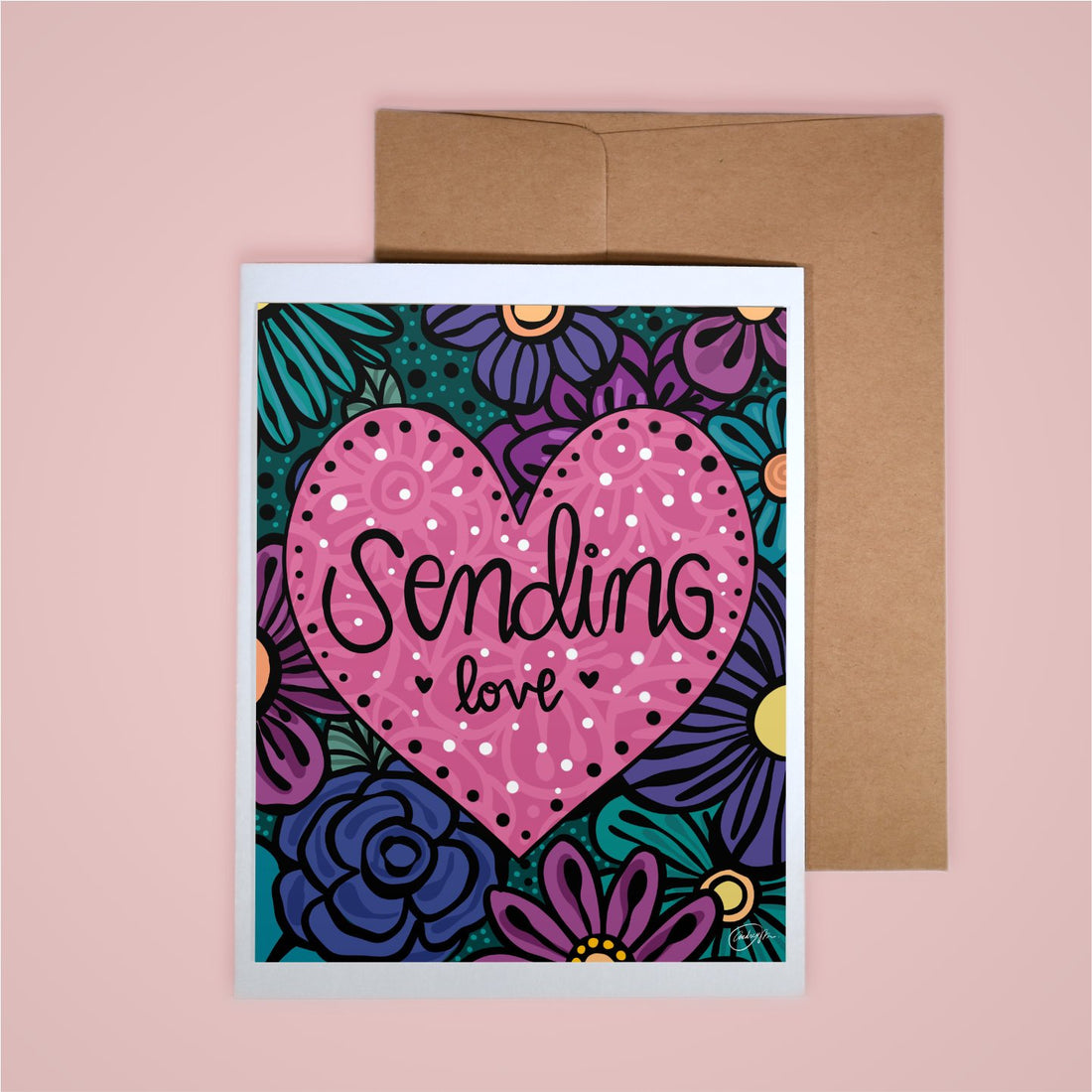 Card - Sending Love – ANNOTATED AUDREY
