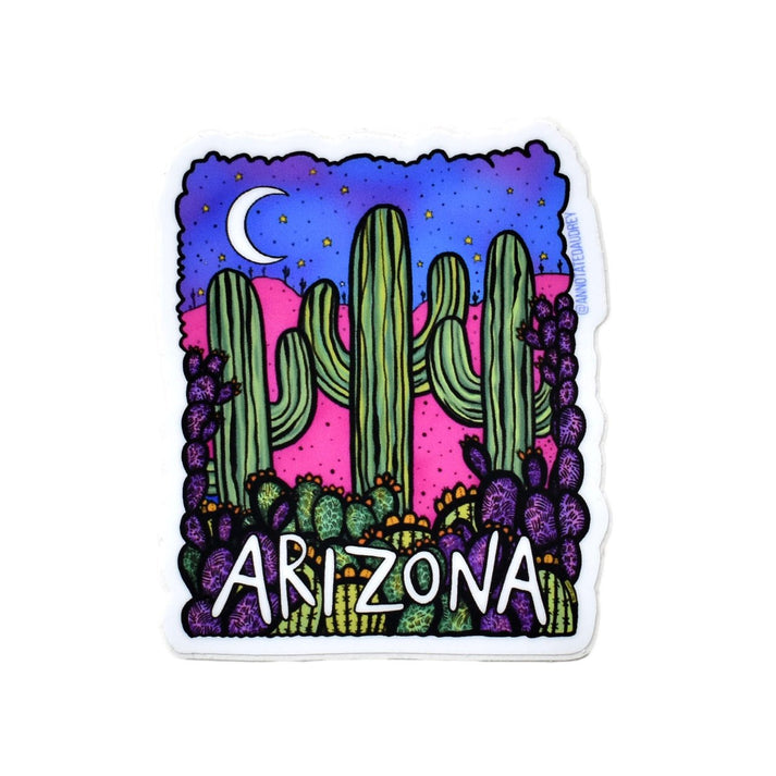 Sticker Pack - "Arizona" Hand Painted Desert Themed Gift – ANNOTATED AUDREY